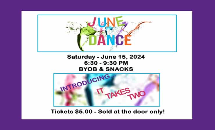 June 15th Dance This Saturday!!!