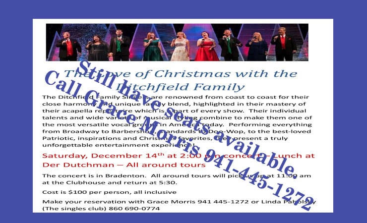 Ditchfield Family Singers Concert 2024