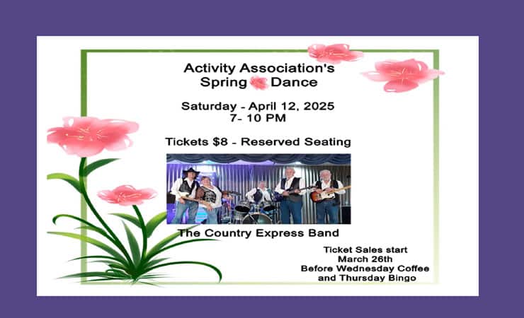 Activity Association April Dance