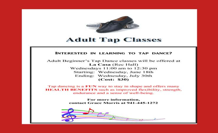 Beginning Tap Dance Classes Starting in June
