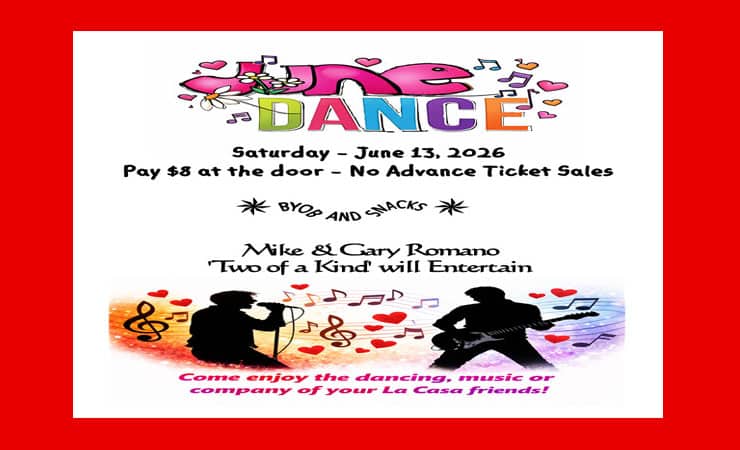 Activity Association June Dance Coming Up!